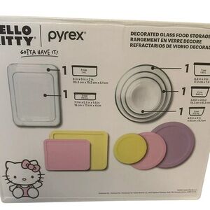 Hello Kitty | Kitchen | Hello Kitty Pyrex Piece Set Nwt | Poshmark